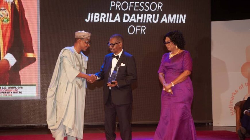 Professor Jibrila Dahiru Amin Receives the HLF Umaru Shehu Life-Time ...